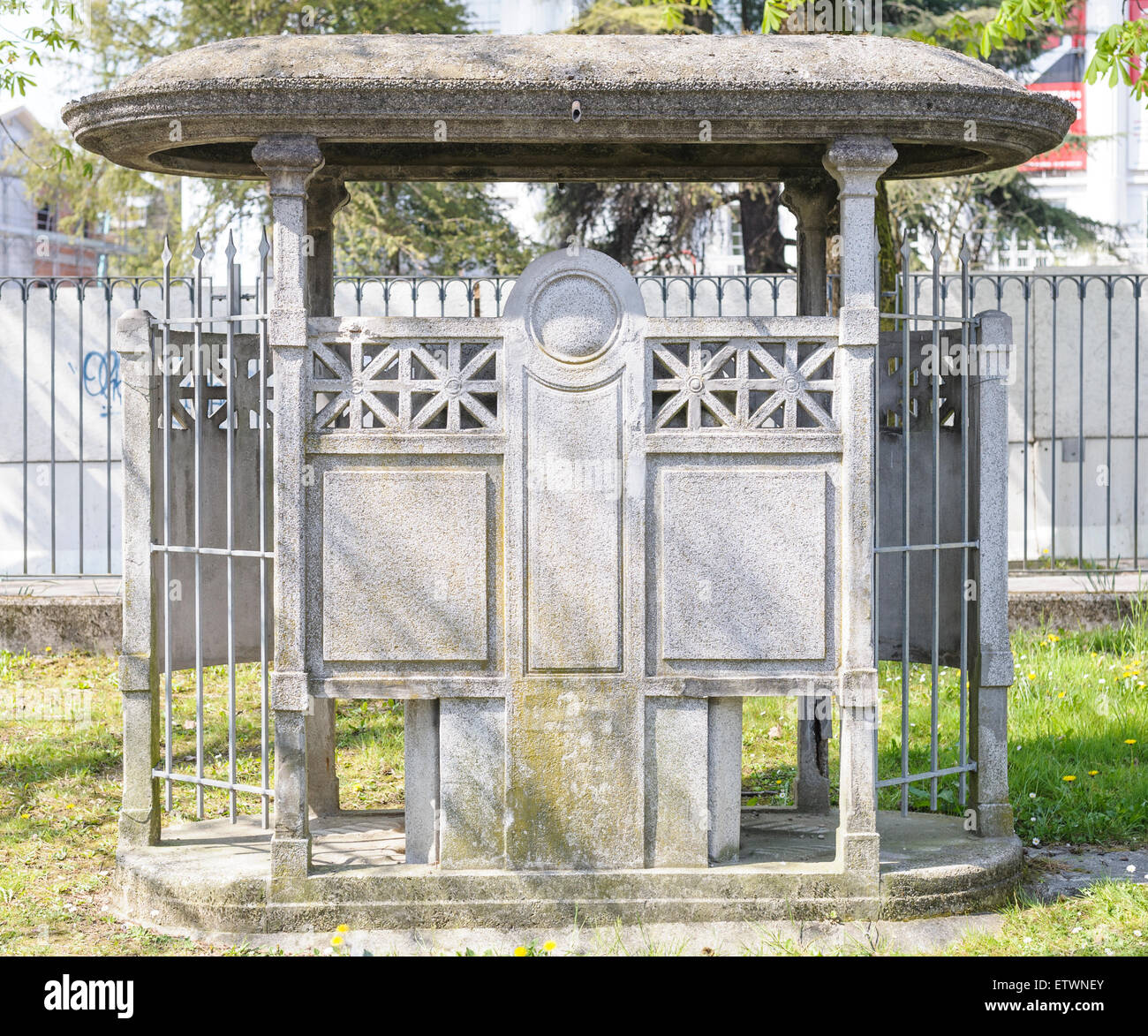 Public toilet (in a park) from the early 1900s Stock Photo - Alamy