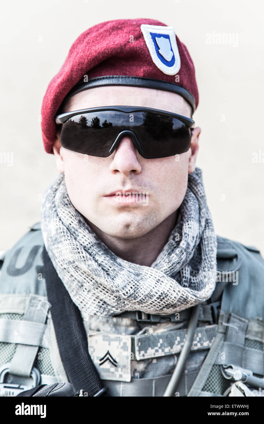 United States paratrooper Stock Photo - Alamy