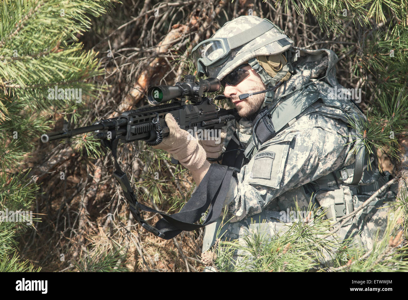 Military marksman hi-res stock photography and images - Alamy