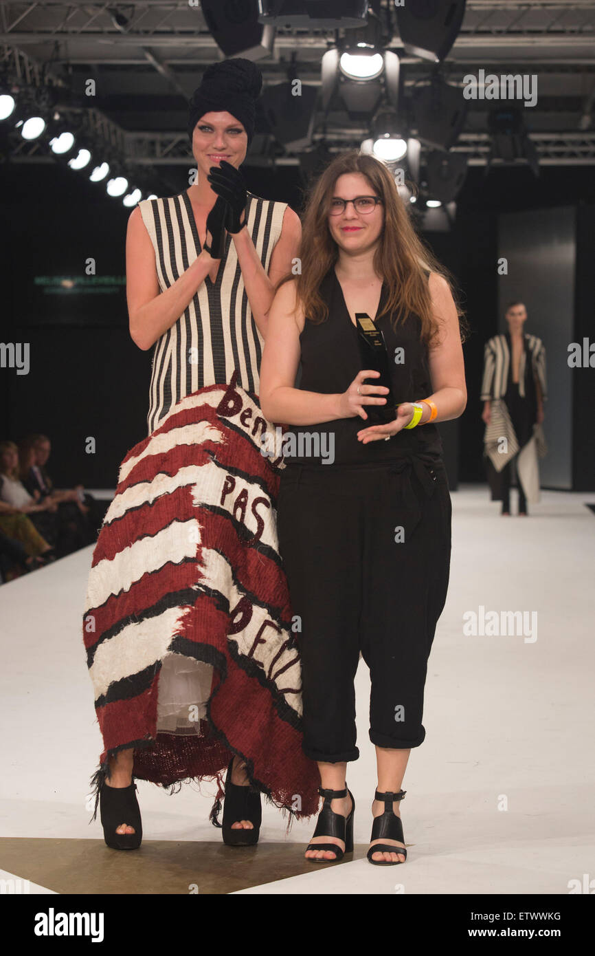 Melissa Villevieille (Edinburgh School of Art) winner of the Womenswear ...