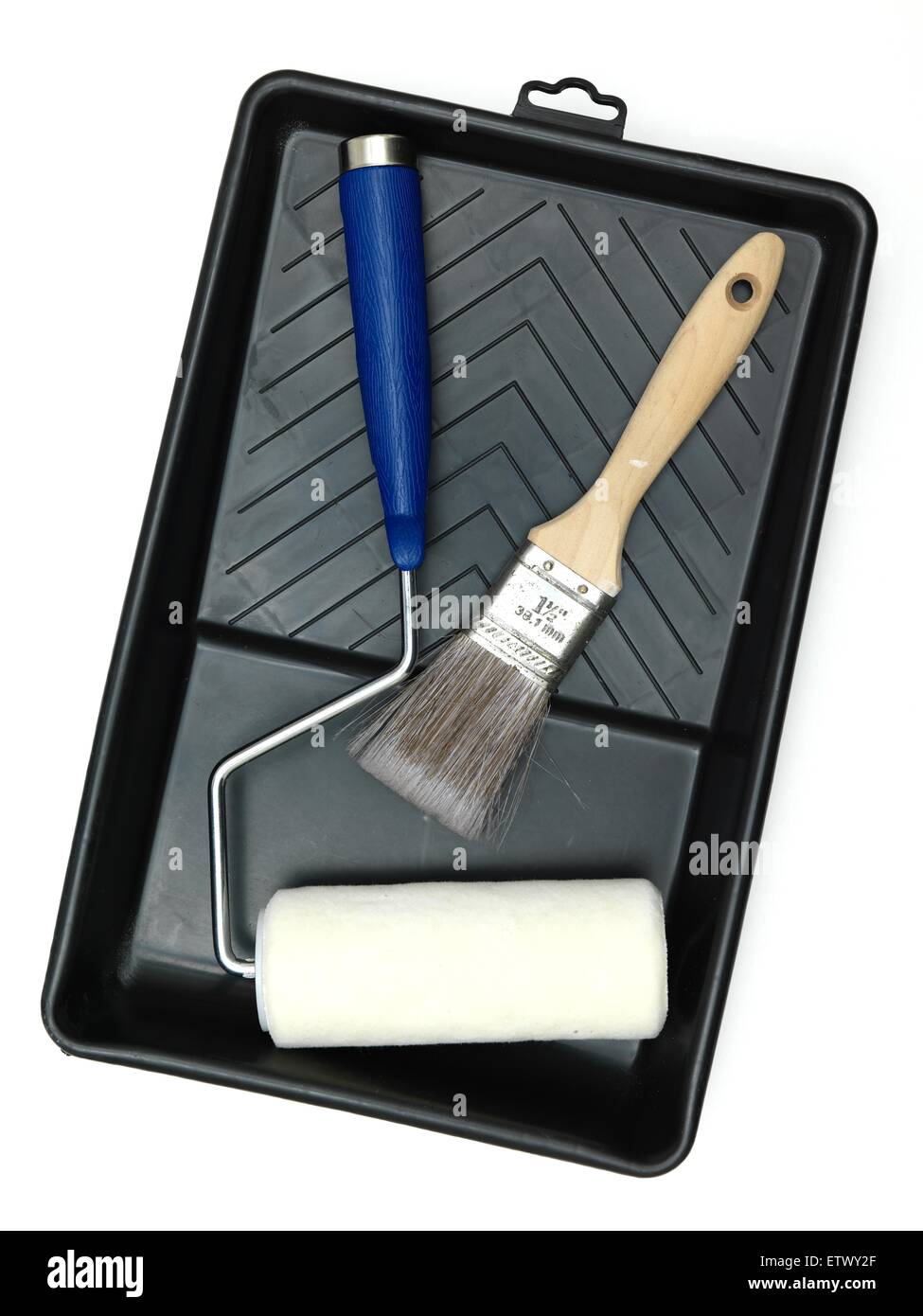 A close up shot of painting equipment Stock Photo - Alamy