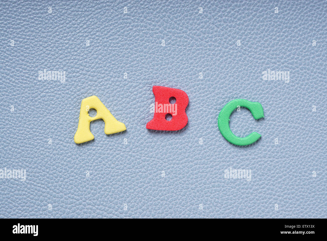 Foam letters hi-res stock photography and images - Alamy