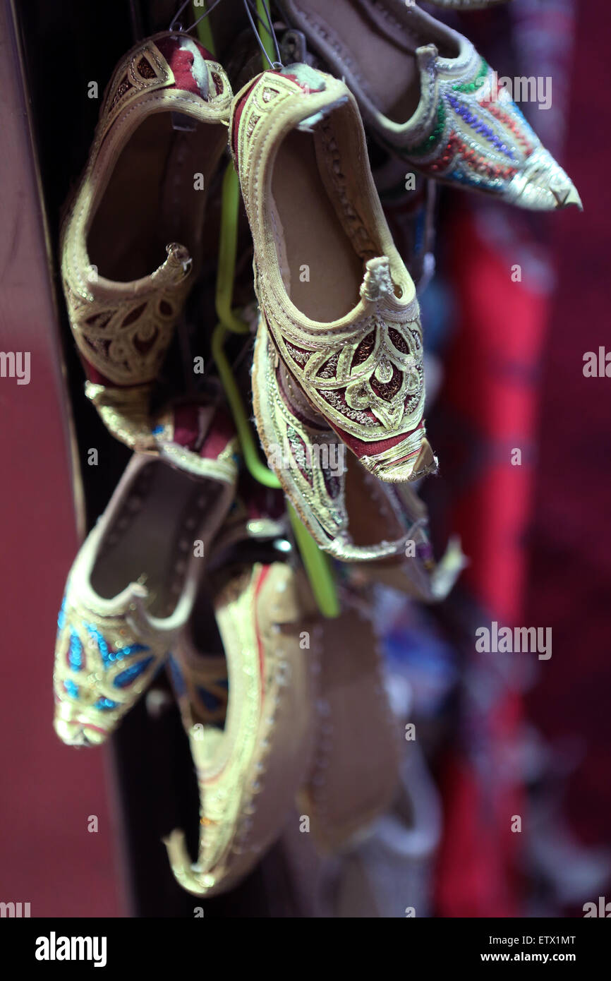 Dubai, United Arab Emirates, Arab sandals Stock Photo - Alamy