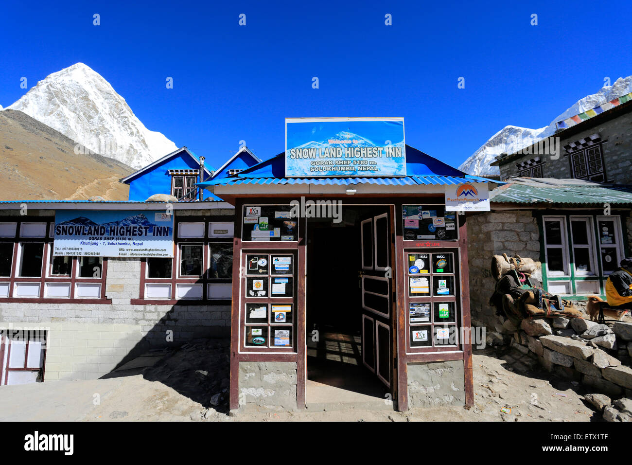 Gorak Shep village, Everest base camp trek, UNESCO World Heritage Site ...