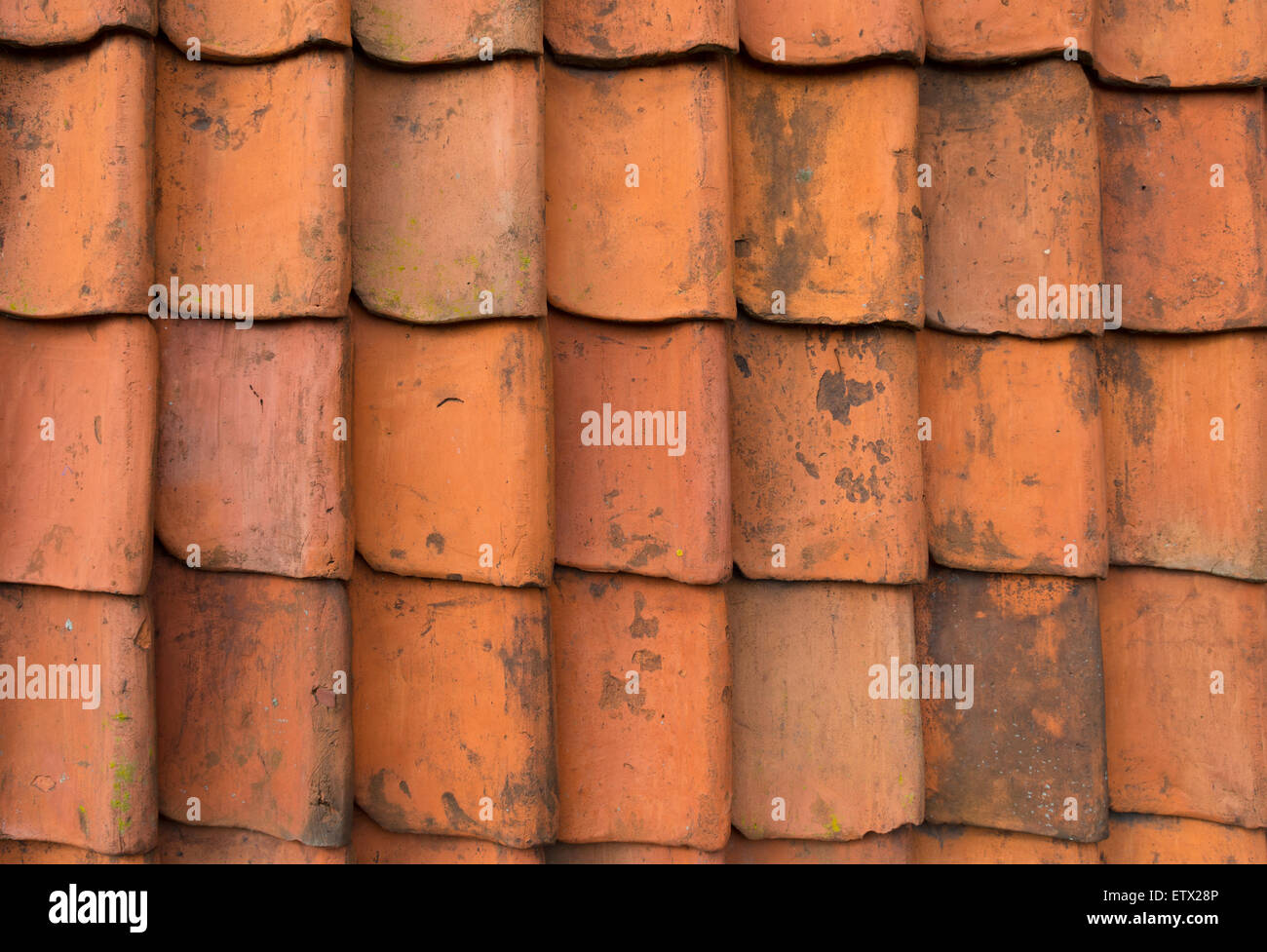 seamless orange roof tiles background Stock Photo - Alamy