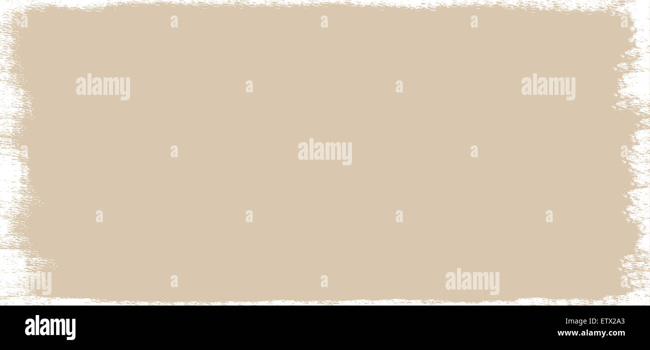 A beige background with white grunge border Stock Photo - Alamy