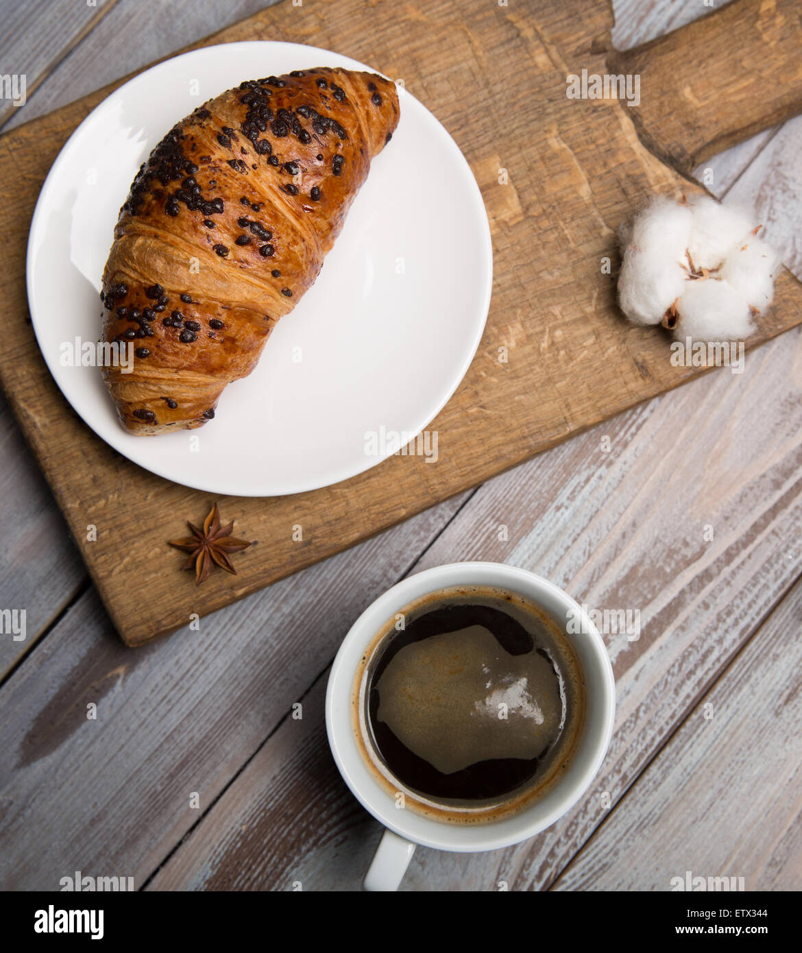breakfast of coffee Stock Photo - Alamy