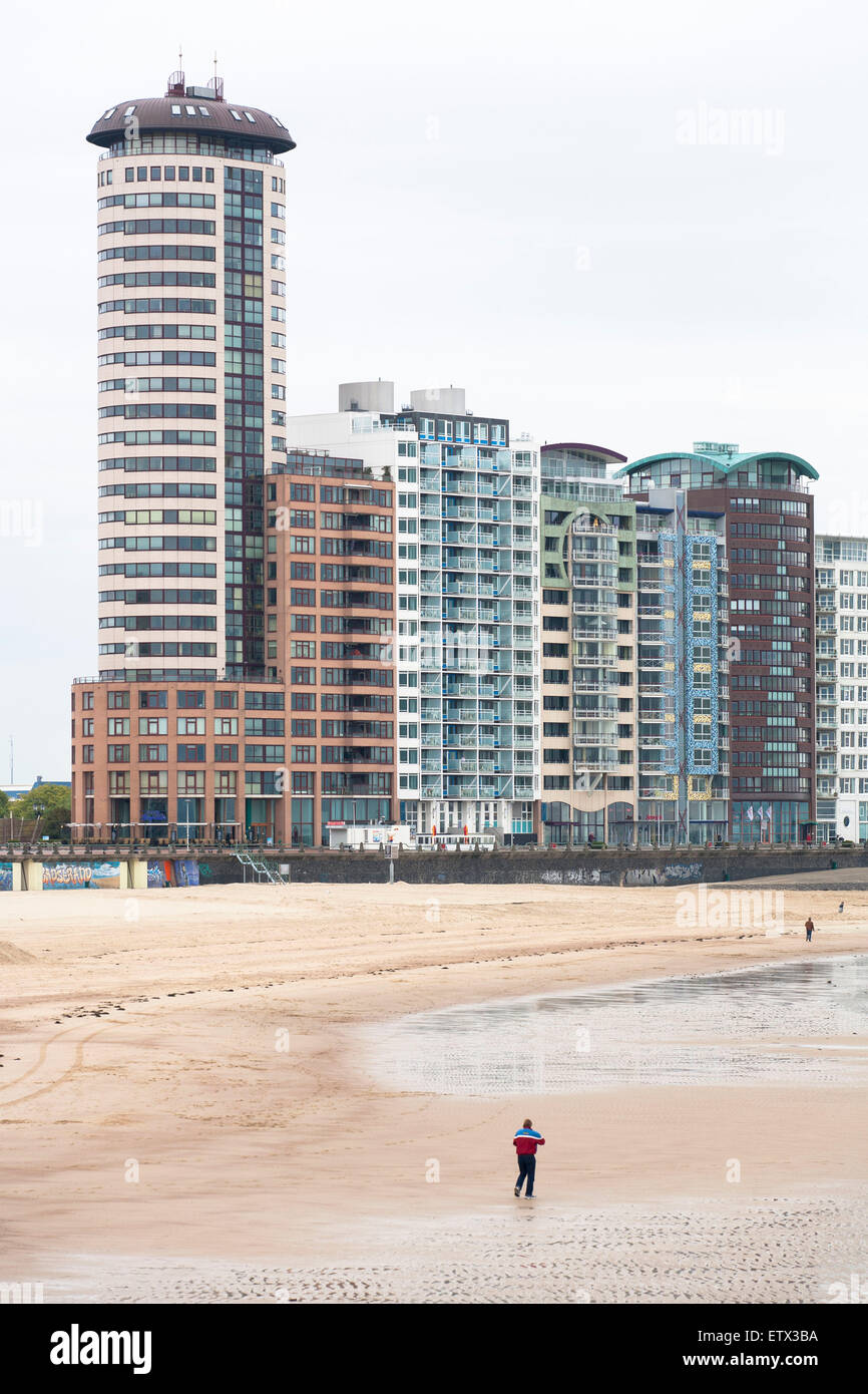Europe, Netherlands, Zeeland, Vlissingen on the island Walcheren, high ...