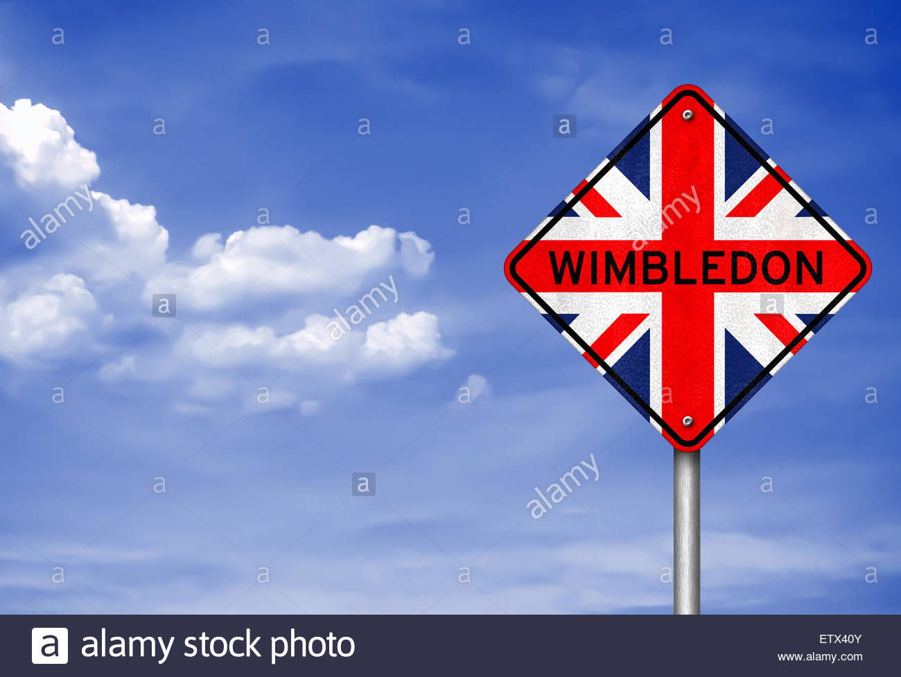 Wimbledon Sign Tennis Stock Photos & Wimbledon Sign Tennis Stock Images ...