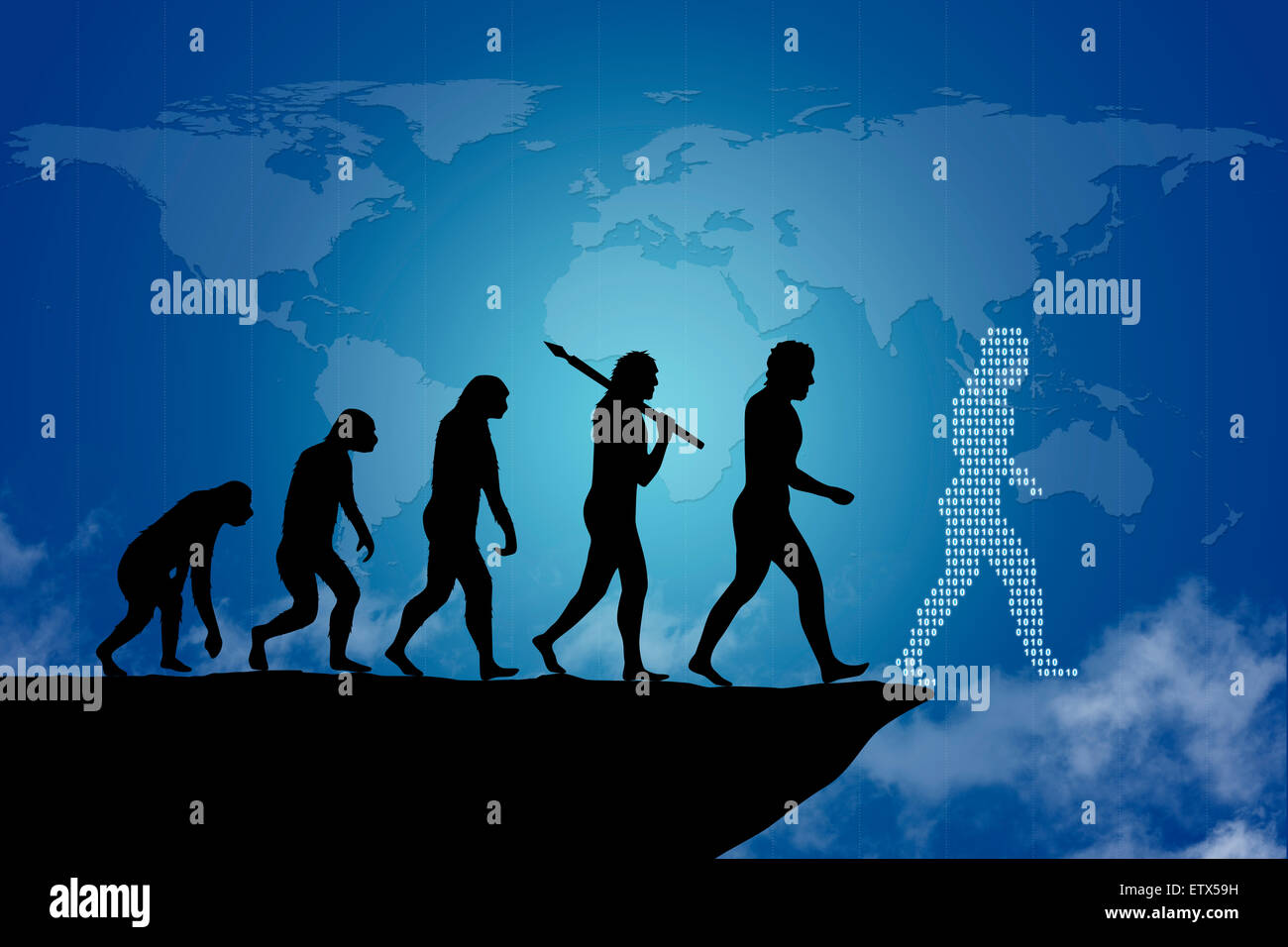 Human evolution into the present digital world. Ending an era or it can ...