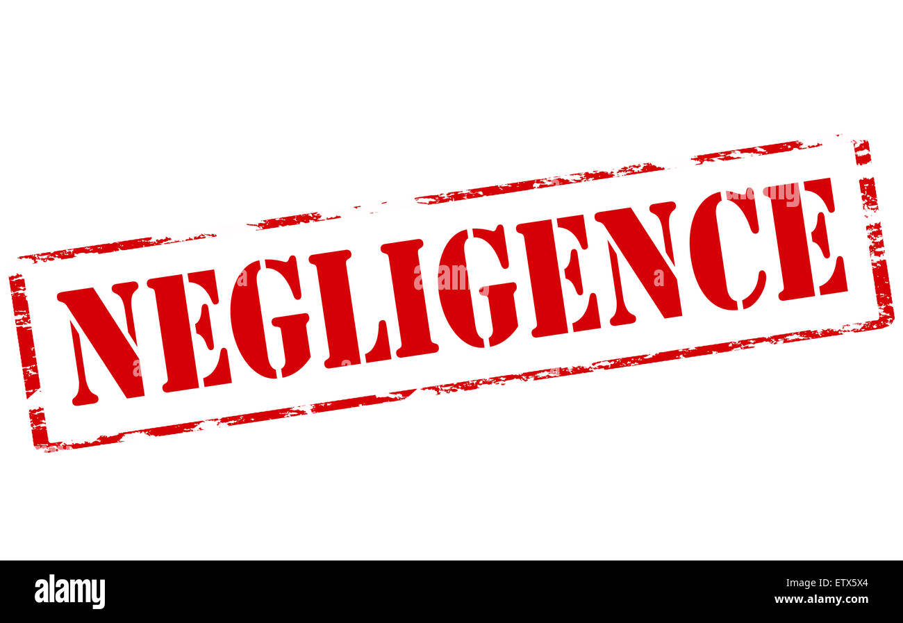 Rubber stamp with word negligence inside, illustration Stock Photo - Alamy