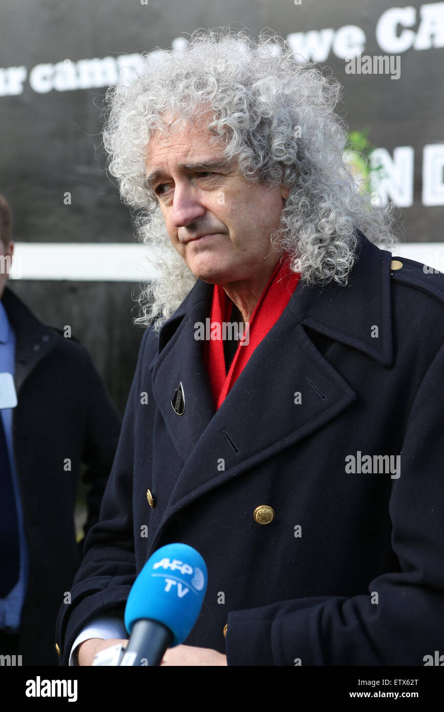 Brian May unveils Campaign Billboard to launch his common decency ...