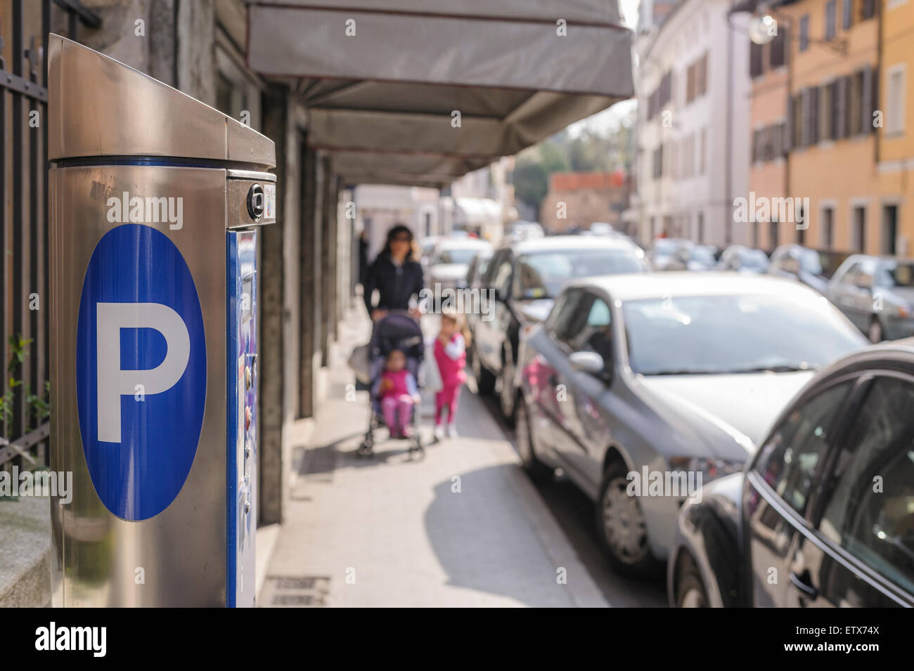Street car parking machine hi-res stock photography and images - Alamy