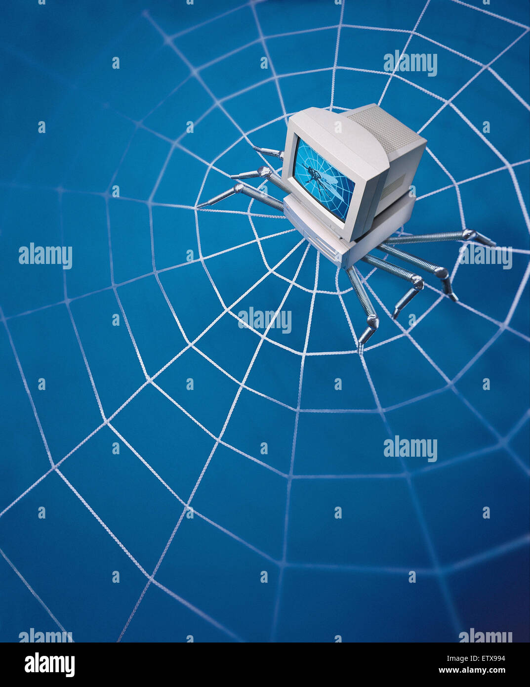 Cobweb computer hi-res stock photography and images - Alamy