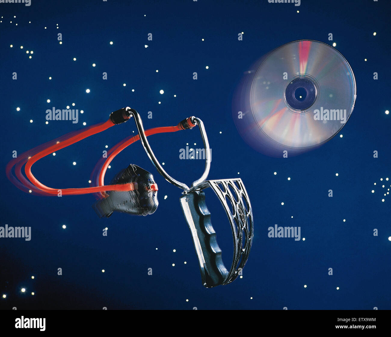 Hamburg, Germany, spin and CD-Rom in space Stock Photo - Alamy
