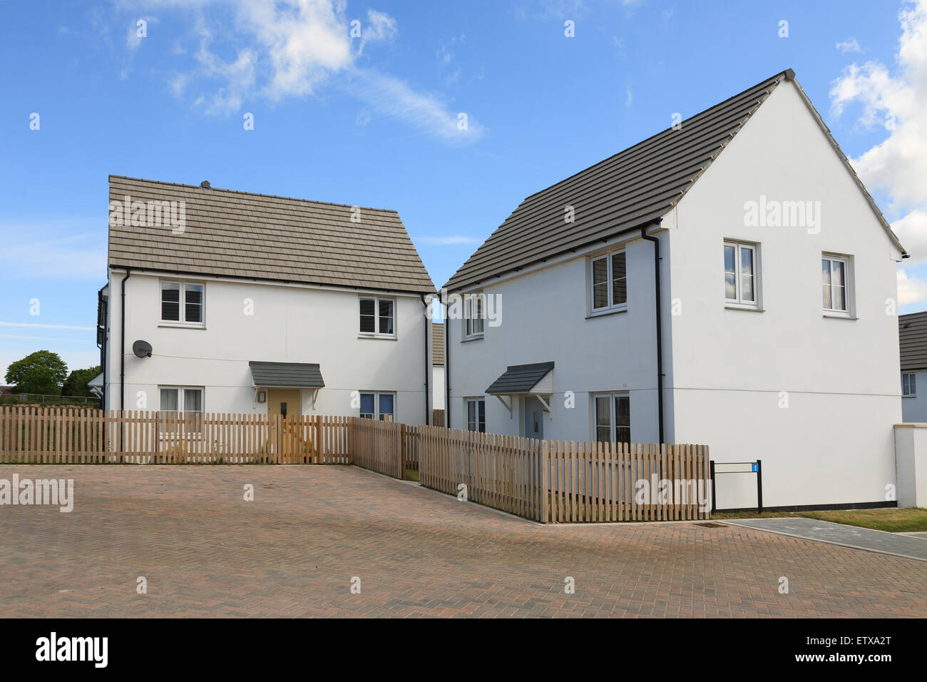 New English House Stock Photo - Alamy