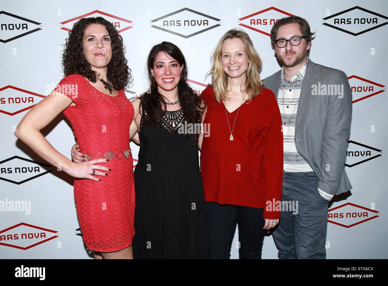 Opening night party for Small Mouth Sounds at Ars Nova theatre space ...