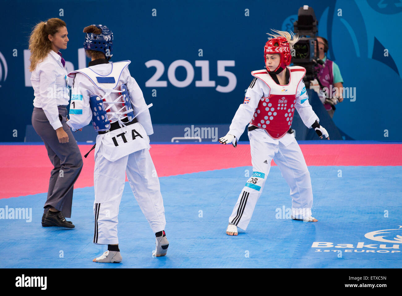 Baku Azerbaijan. 16th June, 2015. Baku 2015 European Games: Taekwondo ...