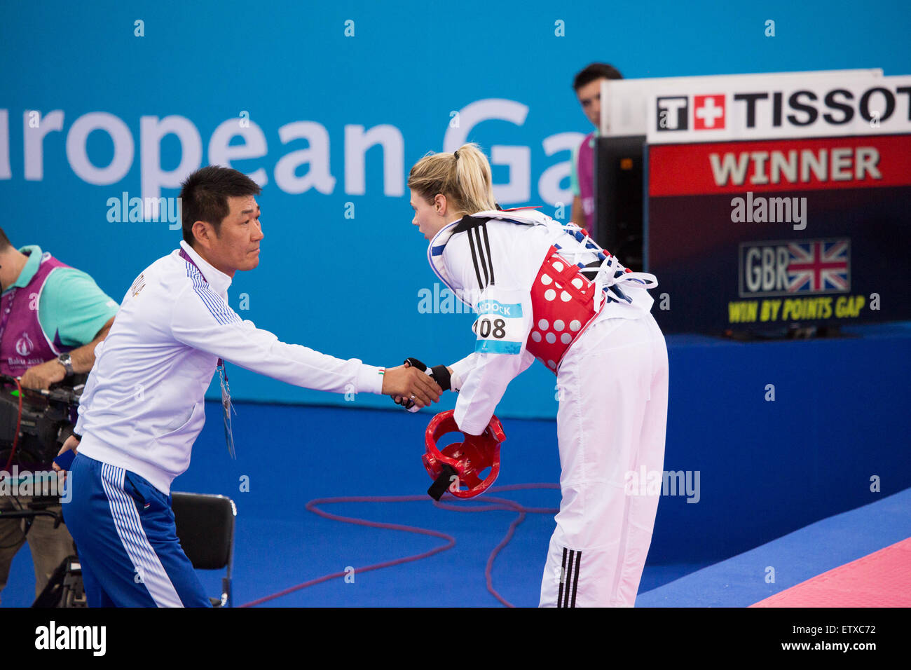 Baku azerbaijan 16th june 2015 hi-res stock photography and images - Alamy