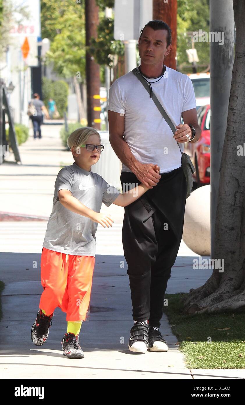 Gavin Rossdale and his son Zuma out and about in West Hollywood ...
