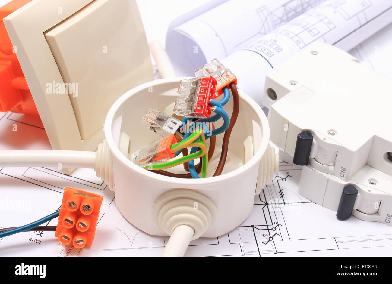 Components for use in installations and electrical diagrams, copper ...