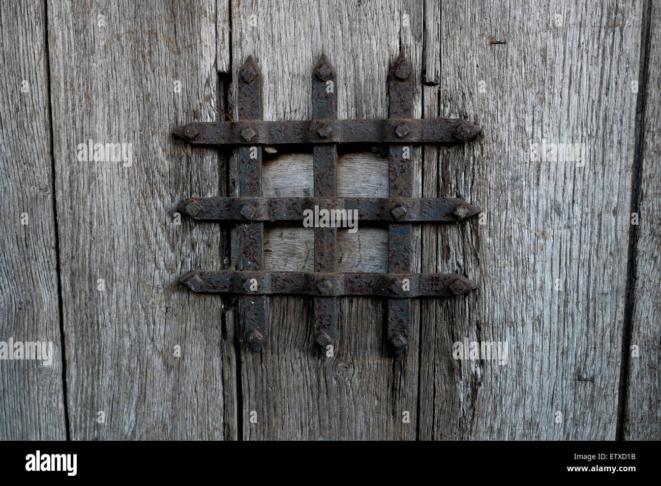 A grill on a gate Stock Photo - Alamy