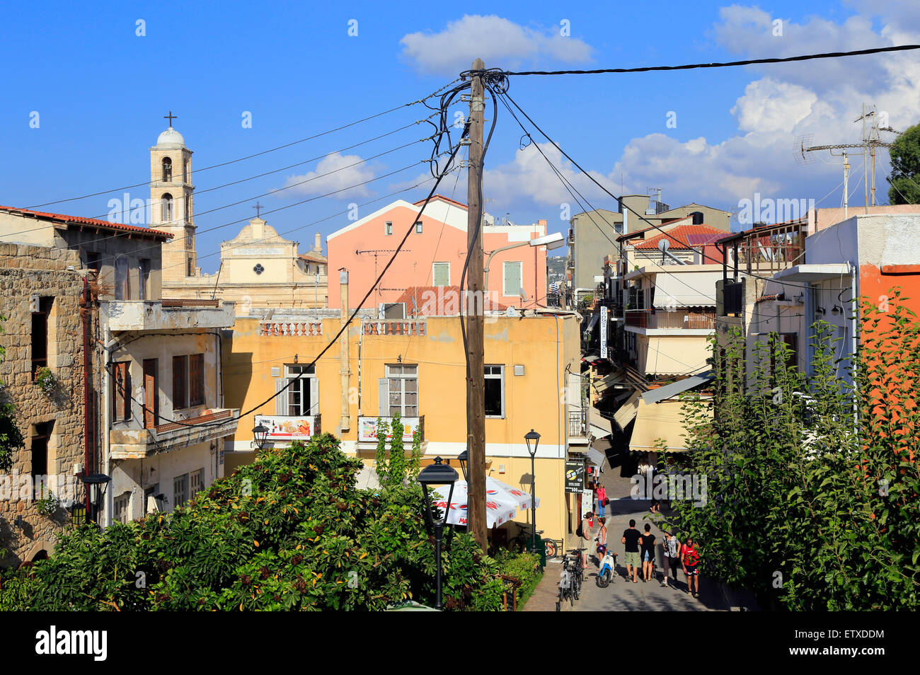 Chania city cityscape country typical crete hi-res stock photography ...