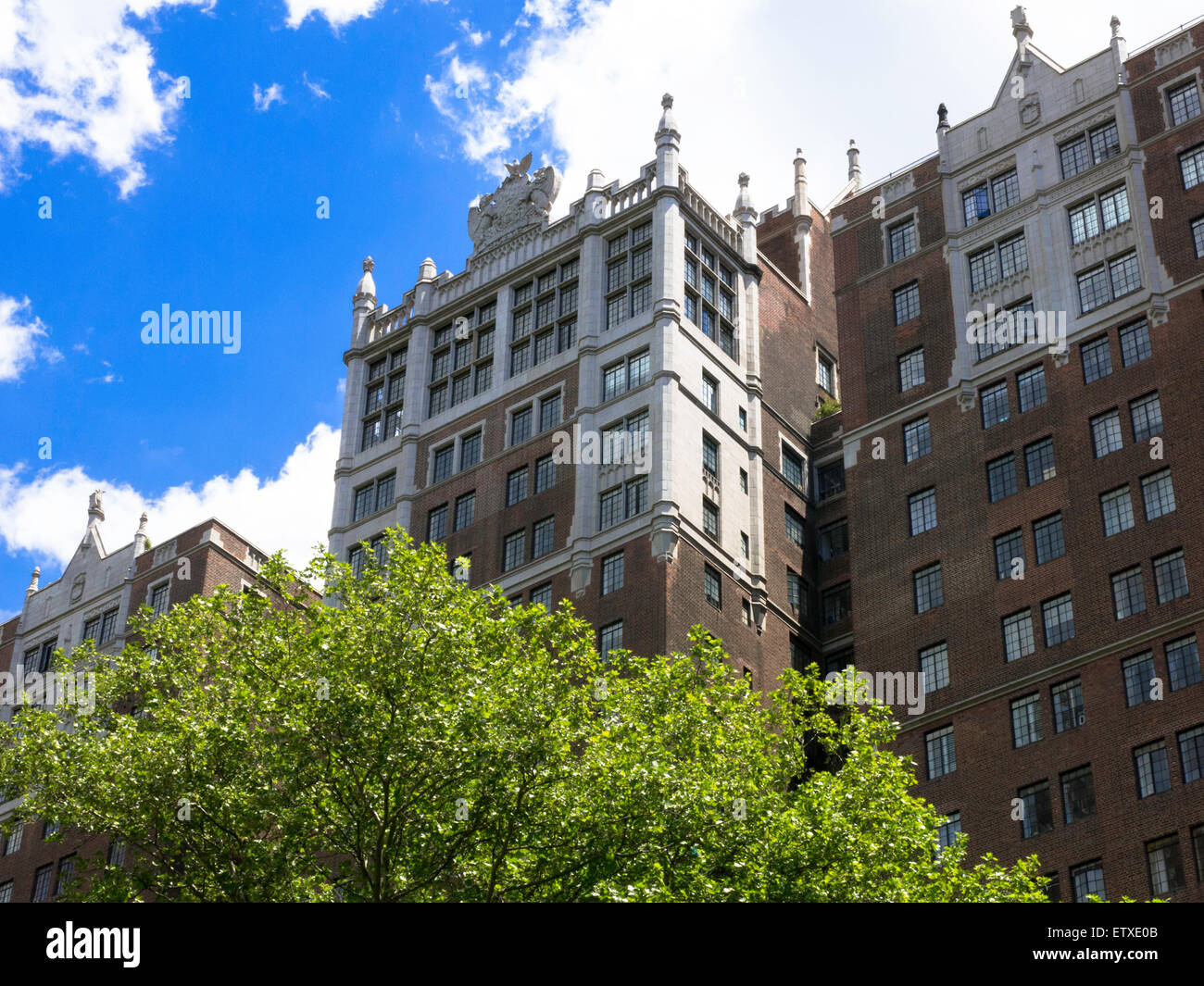 Architecture in Tudor City, NYC Stock Photo - Alamy