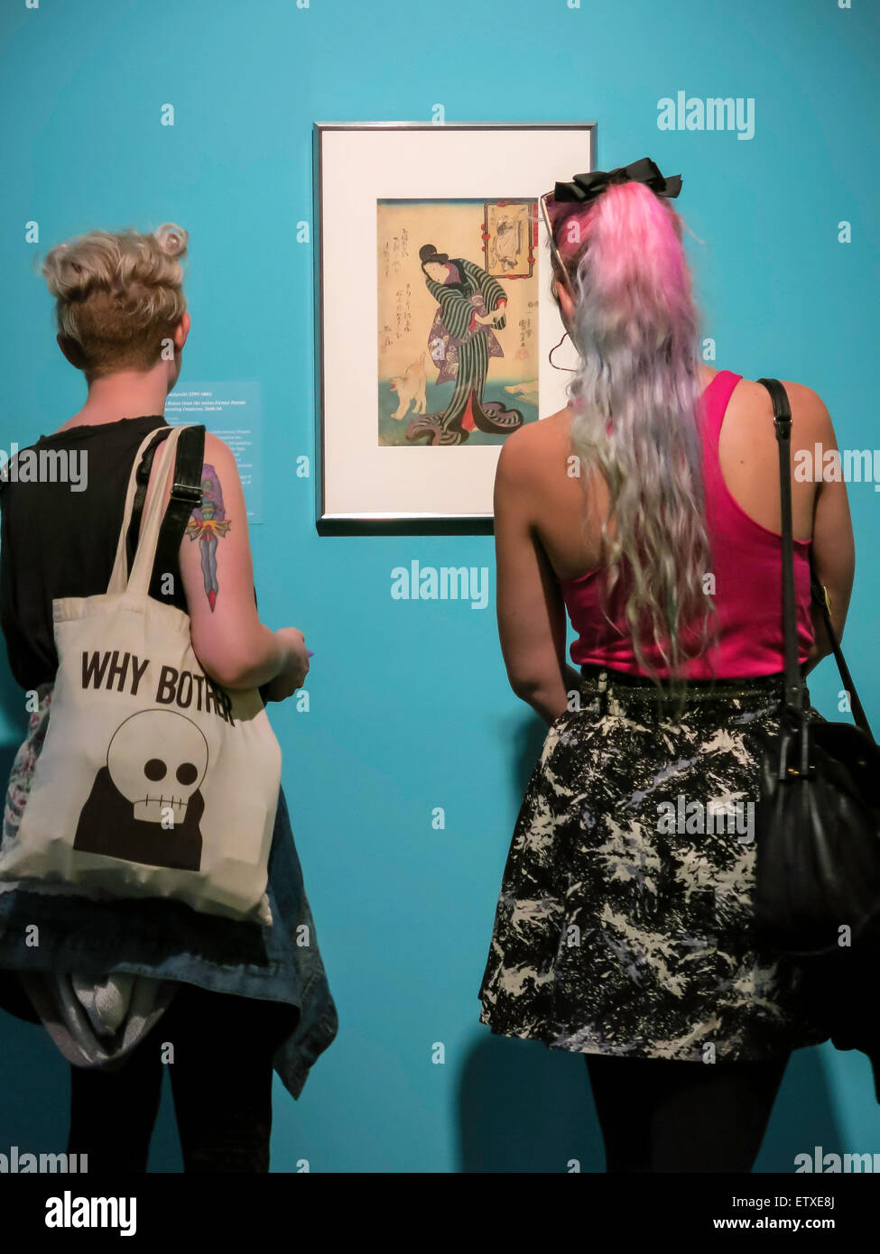 "Life of Cats" Exhibit at Japan Society, NYC Stock Photo - Alamy