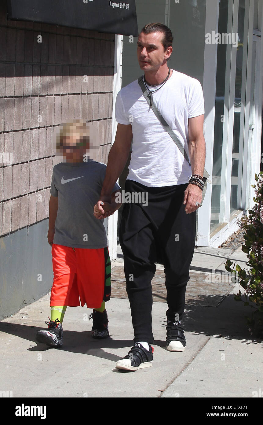 Gavin Rossdale and his son Zuma out and about in West Hollywood ...