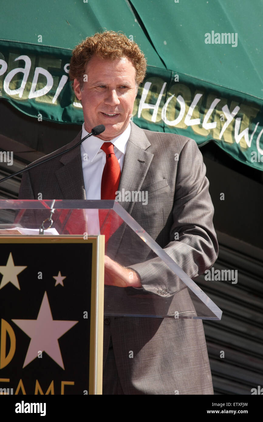 Will Ferrell Walk of Fame Star Ceremony Featuring: Will Ferrell Where ...
