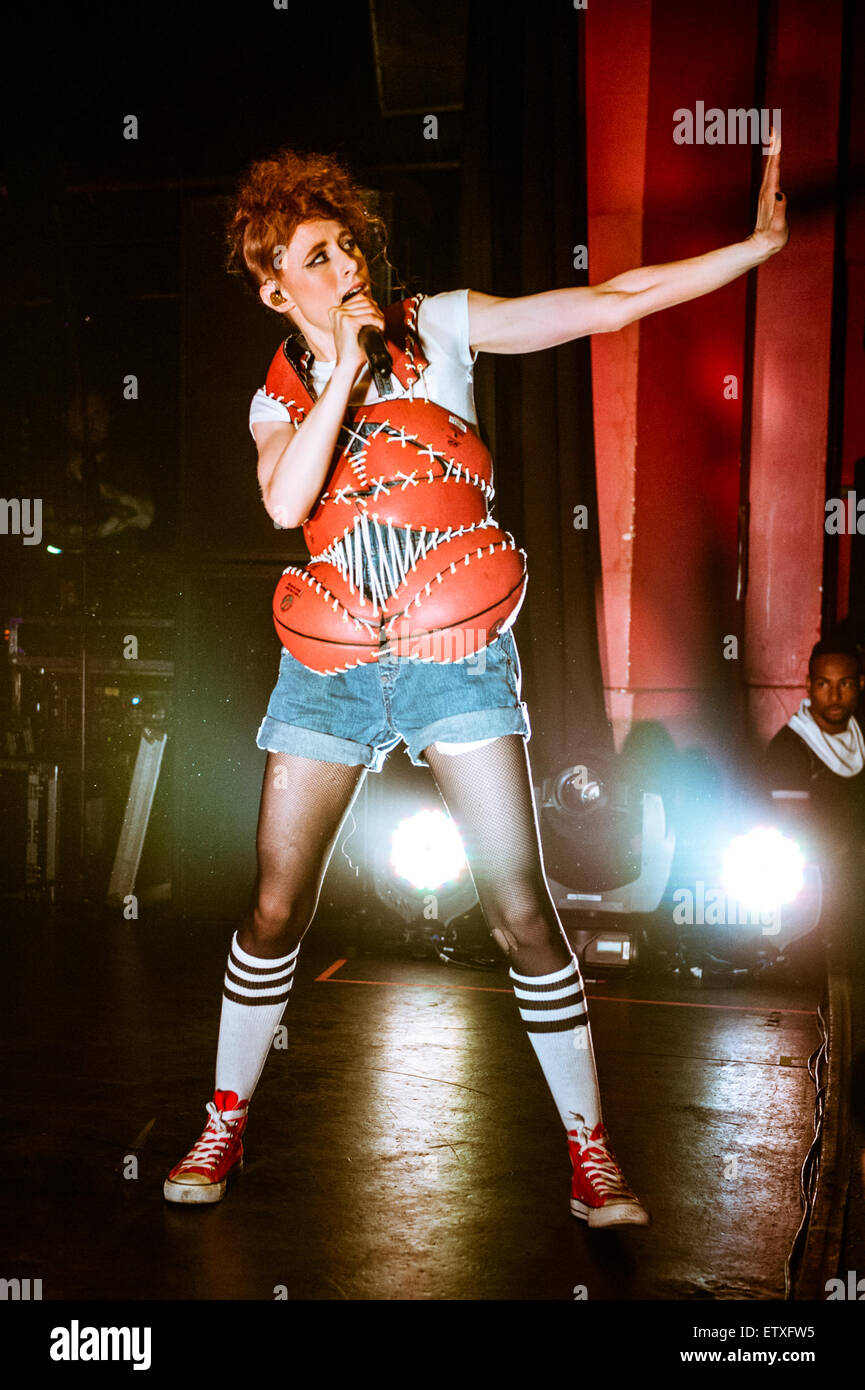 Kiesza performing live on stage at the O2 Shepherds Bush Empire ...