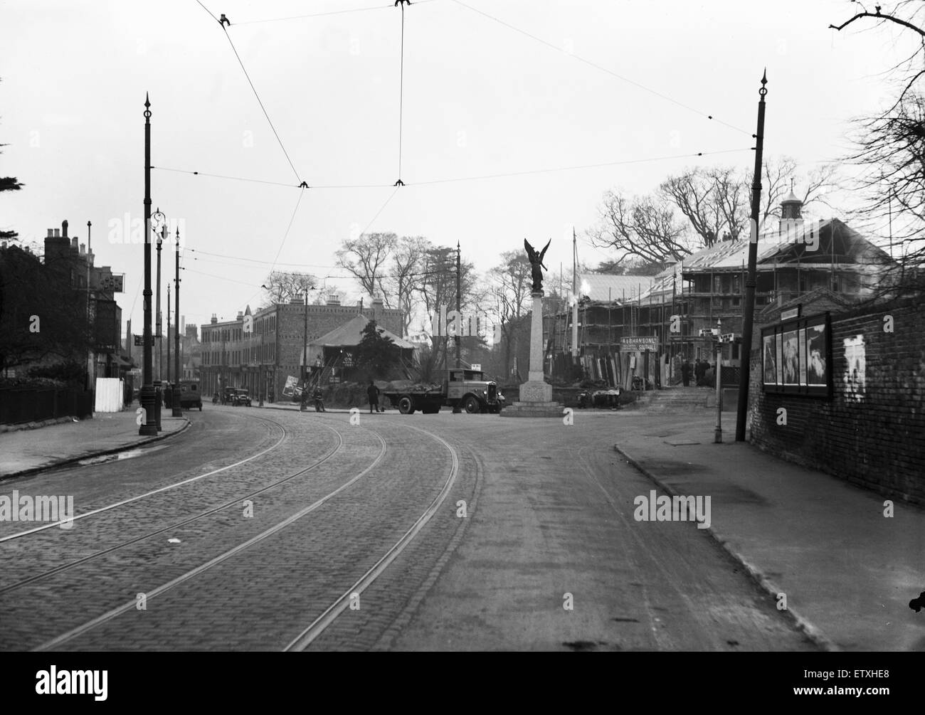 Peace memorial and Methodist Central Hall under construction, High ...