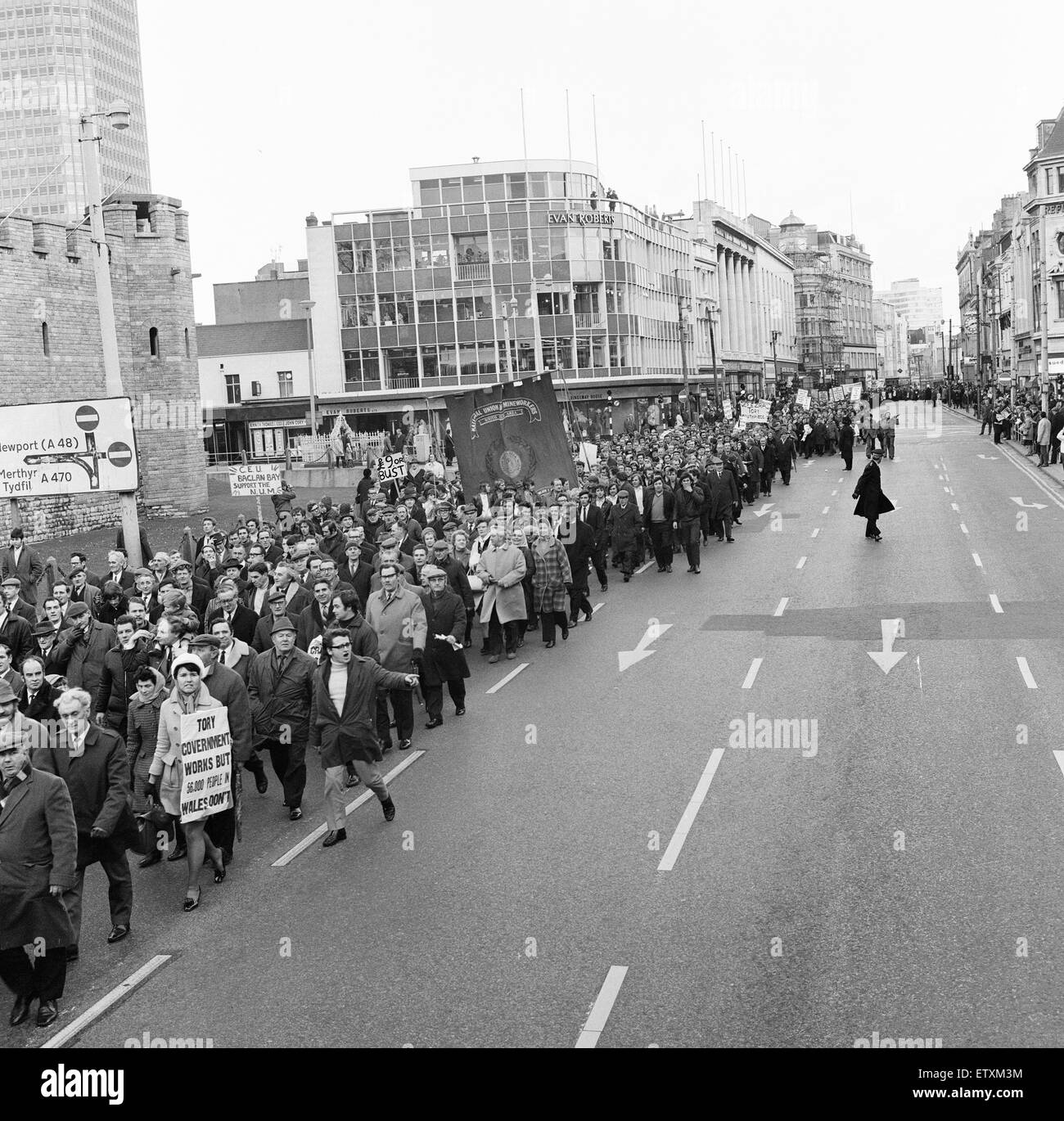 Miners strike 1972 hi-res stock photography and images - Alamy