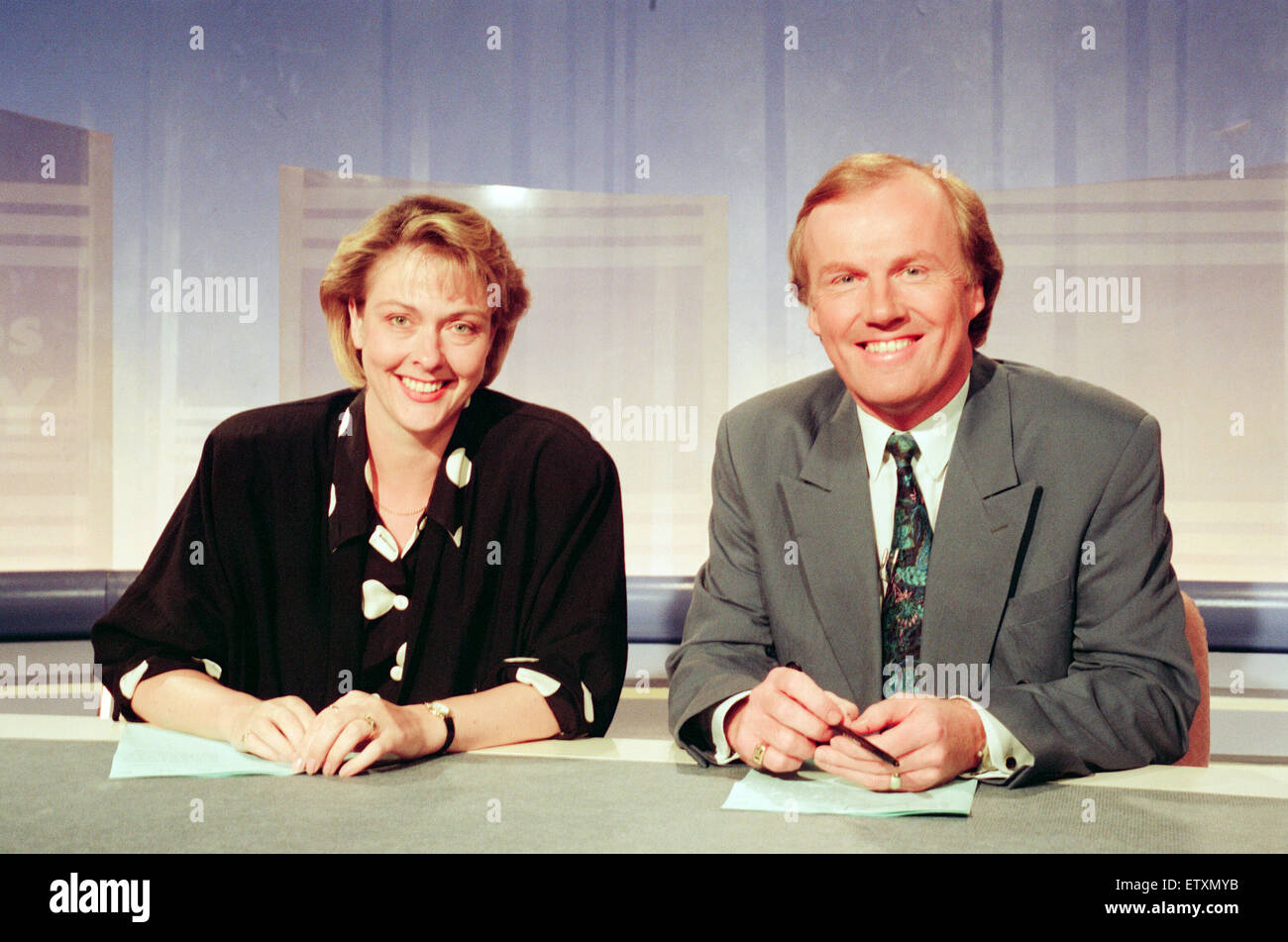 Sue Beardsmore & David Davies, Presenters, Midlands Today, BBC regional ...