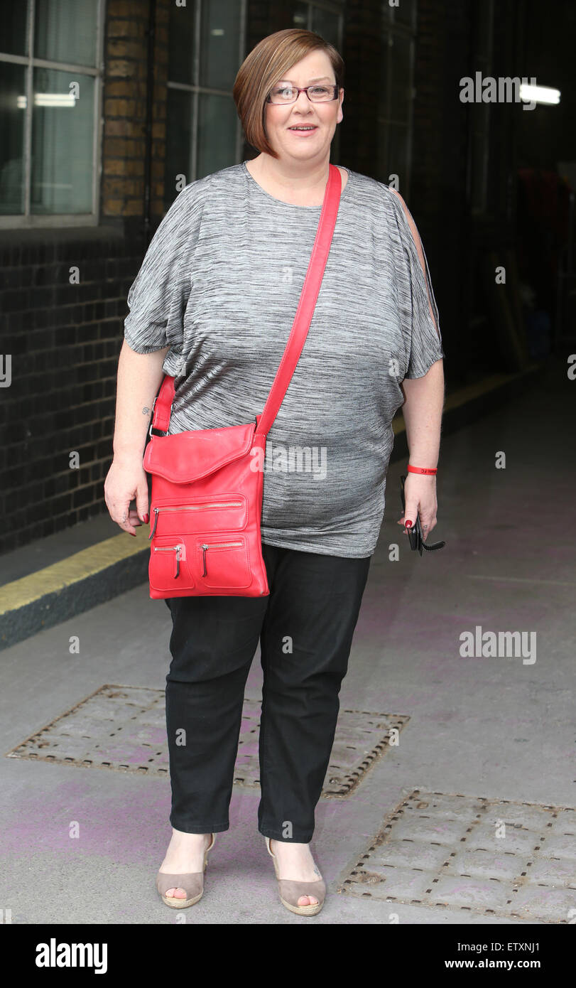 White Dee outside the ITV Studios Featuring: White Dee Where: London ...