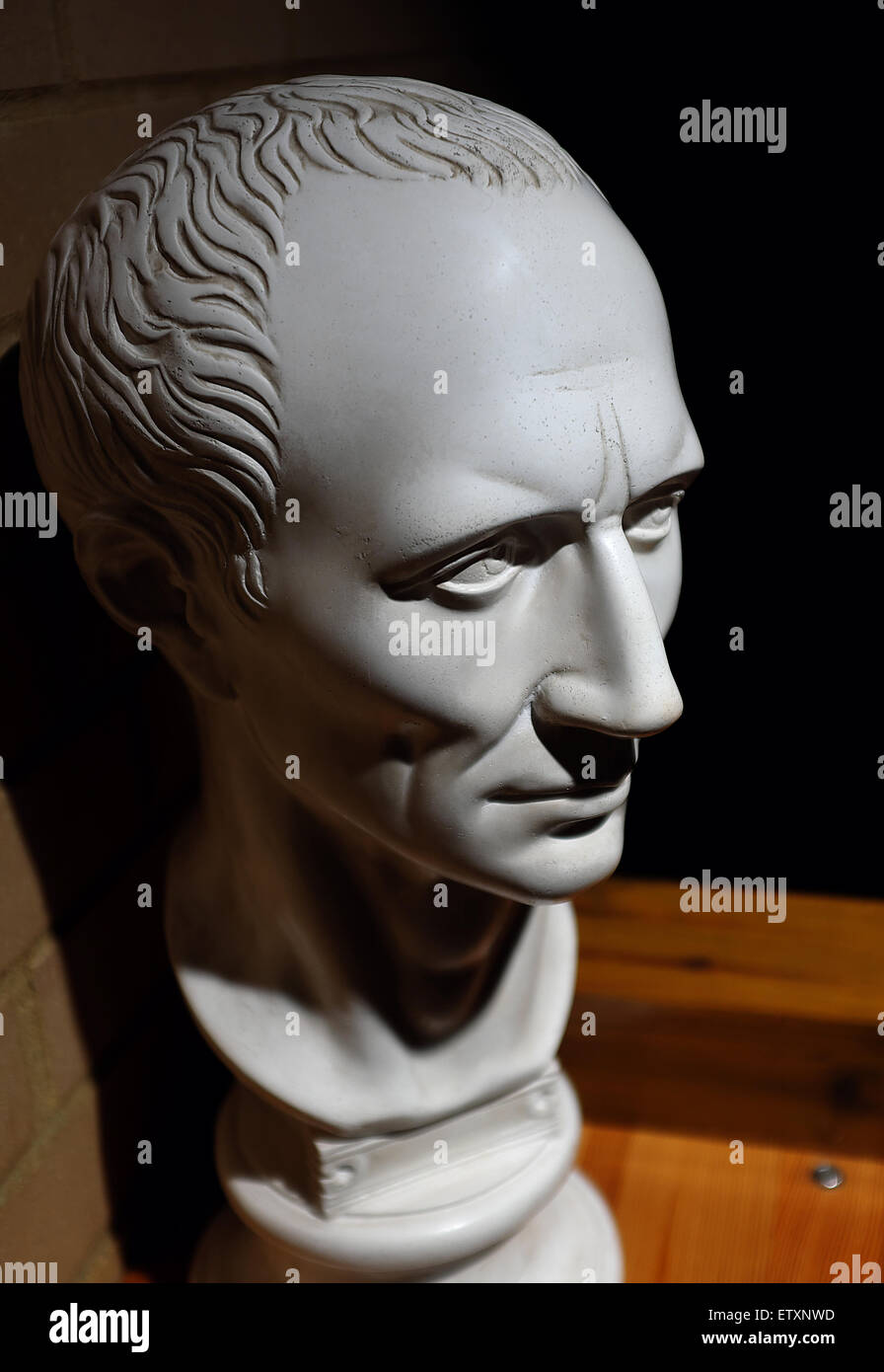 REPRODUCTION BUST OF ROMAN EMPEROR Stock Photo - Alamy