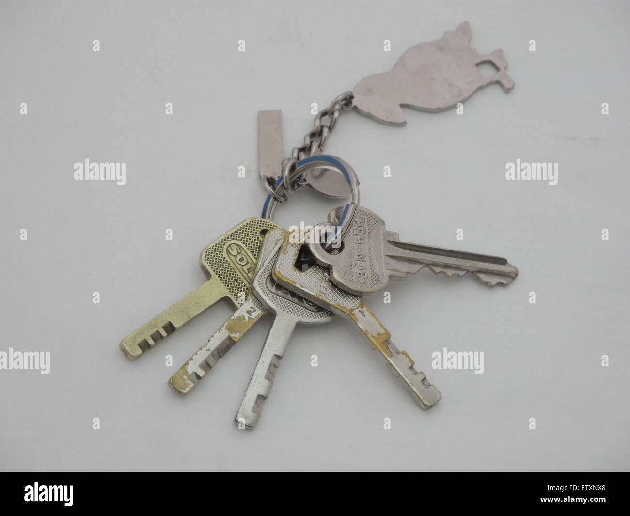 Keyring and keys hi-res stock photography and images - Alamy