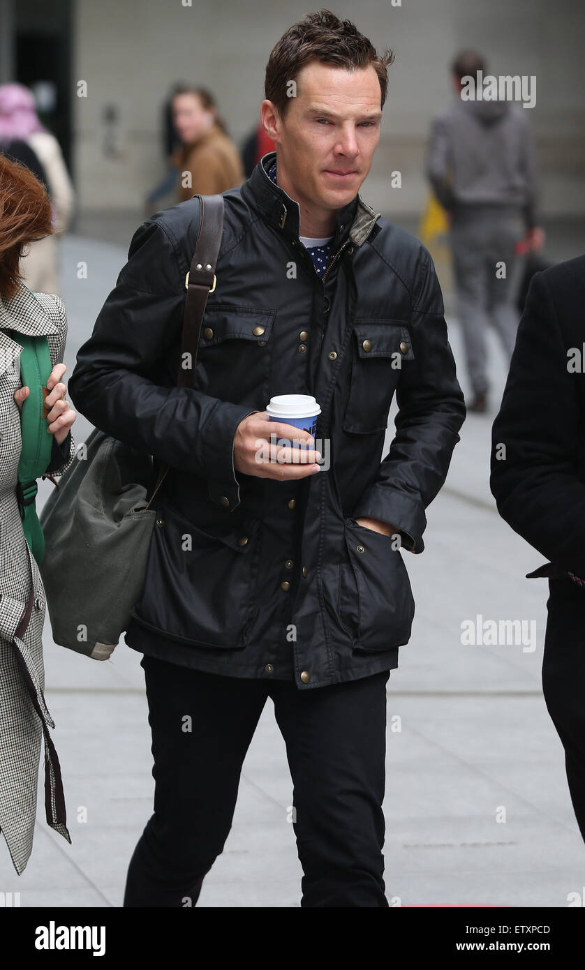 Benedict Cumberbatch at the BBC studios Featuring: Benedict Cumberbatch ...
