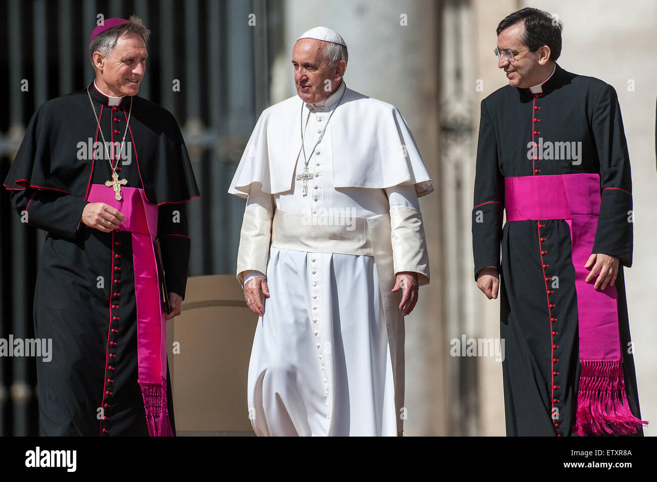 Pope Francis during the General Audience at St. Peter's Square ...