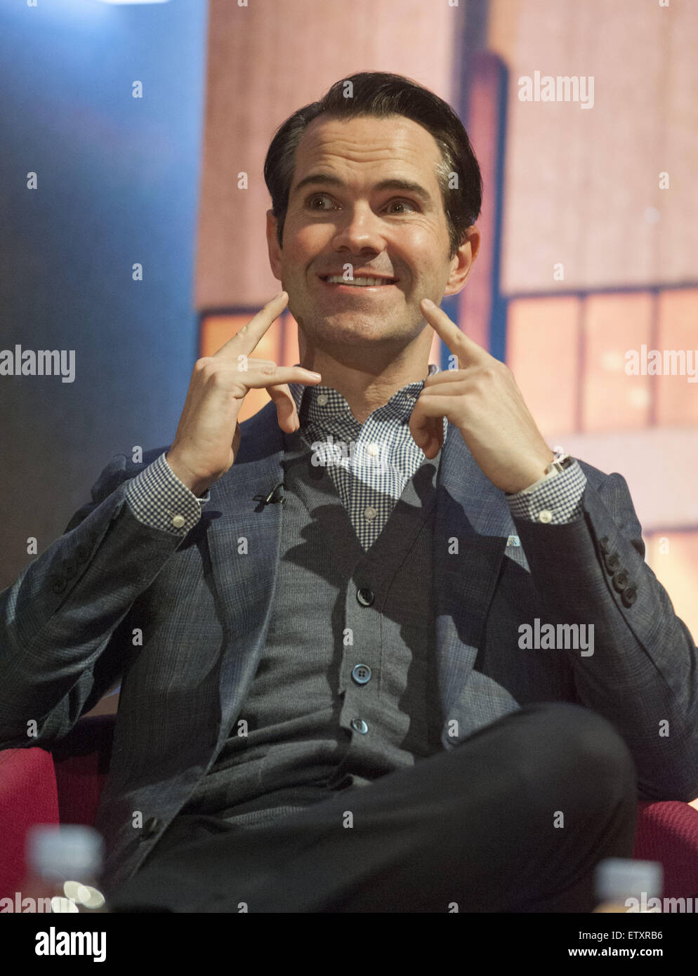 Comedian Jimmy Carr attends a talk for Advertising Week Europe: It's ...
