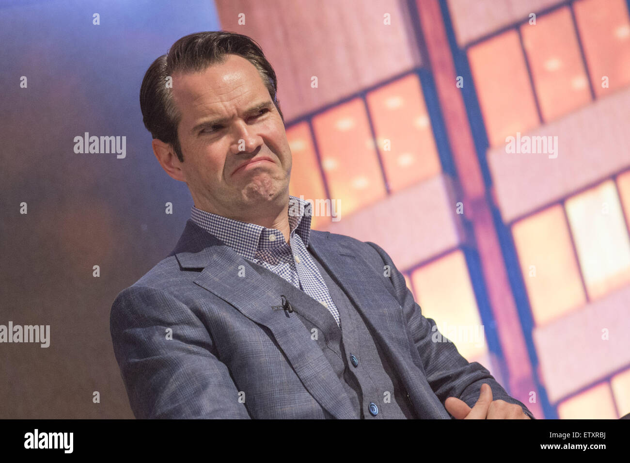 Comedian Jimmy Carr attends a talk for Advertising Week Europe: It's ...