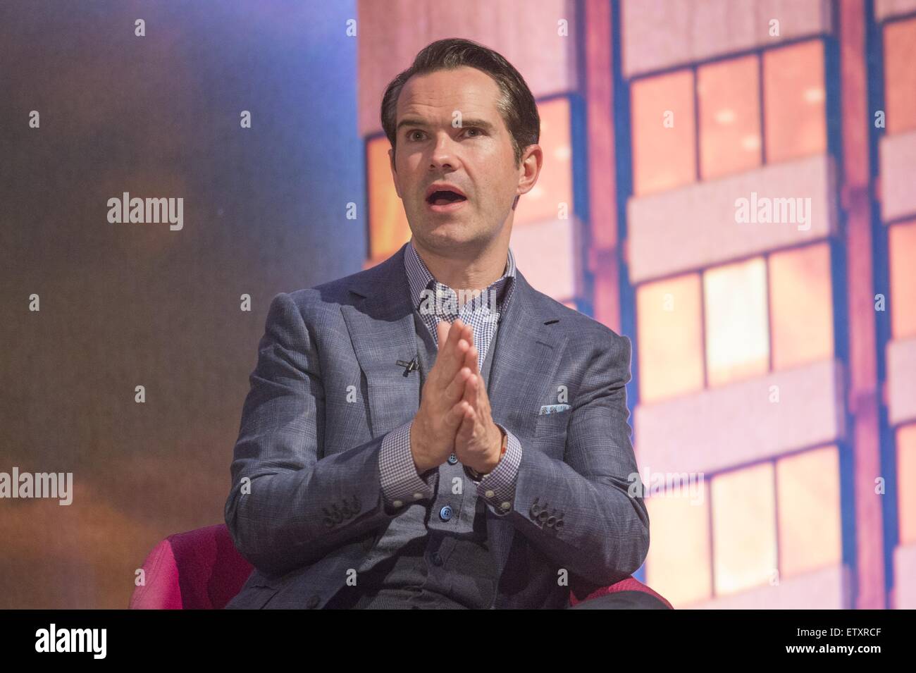Comedian Jimmy Carr attends a talk for Advertising Week Europe: It's ...