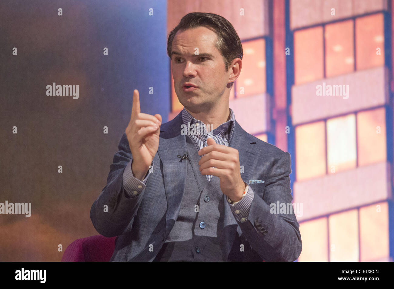 Comedian Jimmy Carr attends a talk for Advertising Week Europe: It's ...