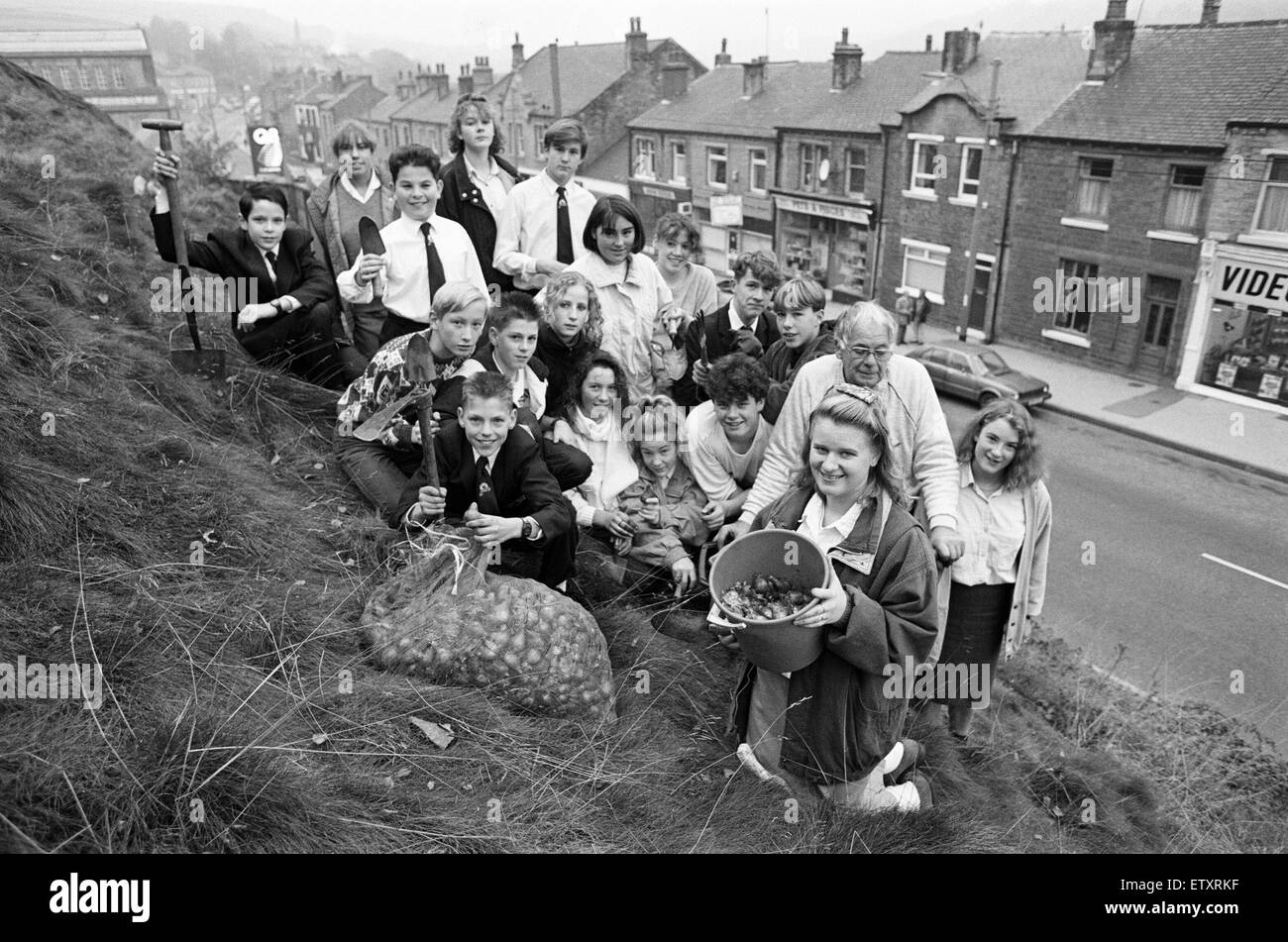 Planting for the future... Pupils of Colne Valley High School's ...
