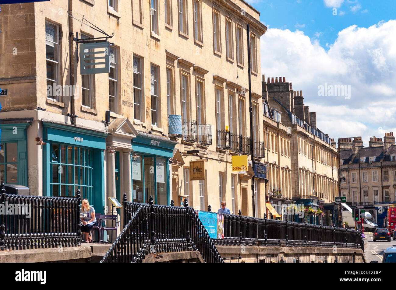 George street in bath somerset hi-res stock photography and images - Alamy