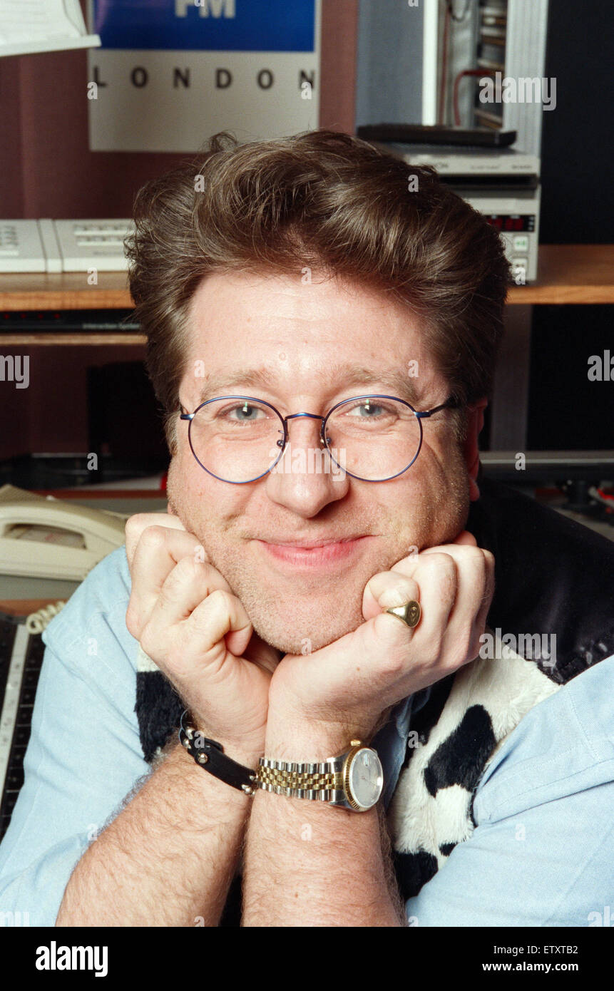 Capital Radio DJ Neil Fox, also known as Dr. Fox or Foxy, in the ...