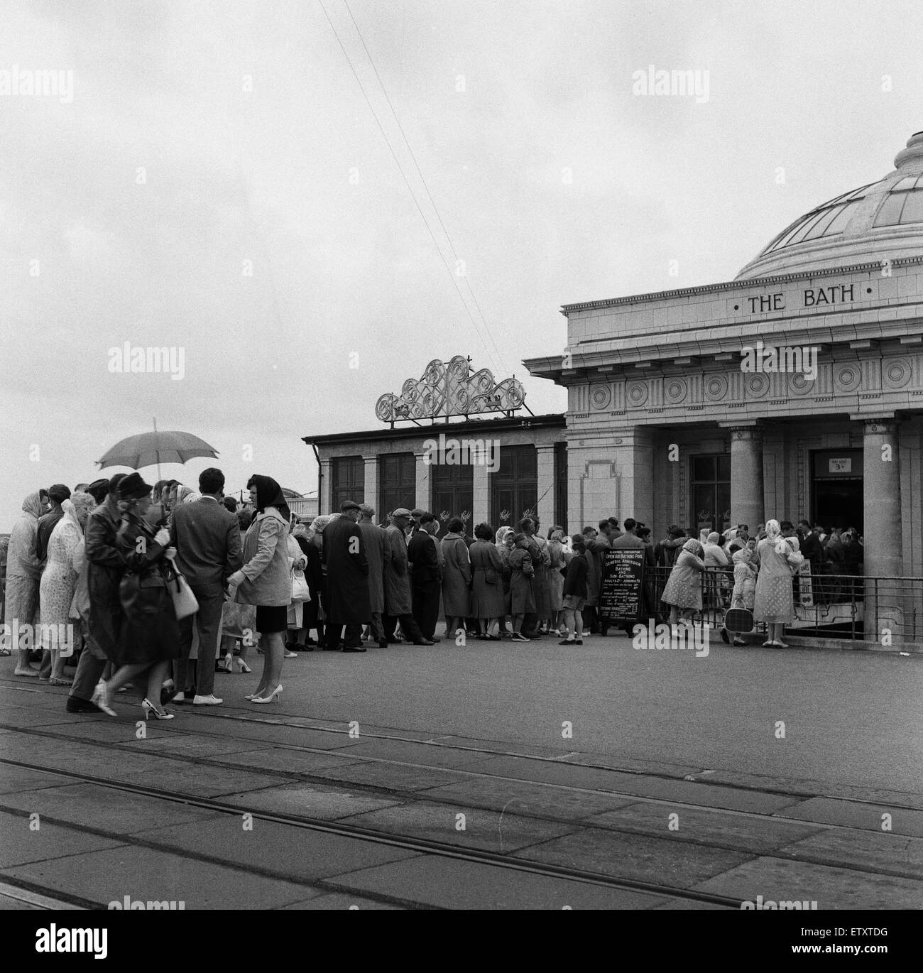 Blackpool holiday Black and White Stock Photos & Images - Alamy