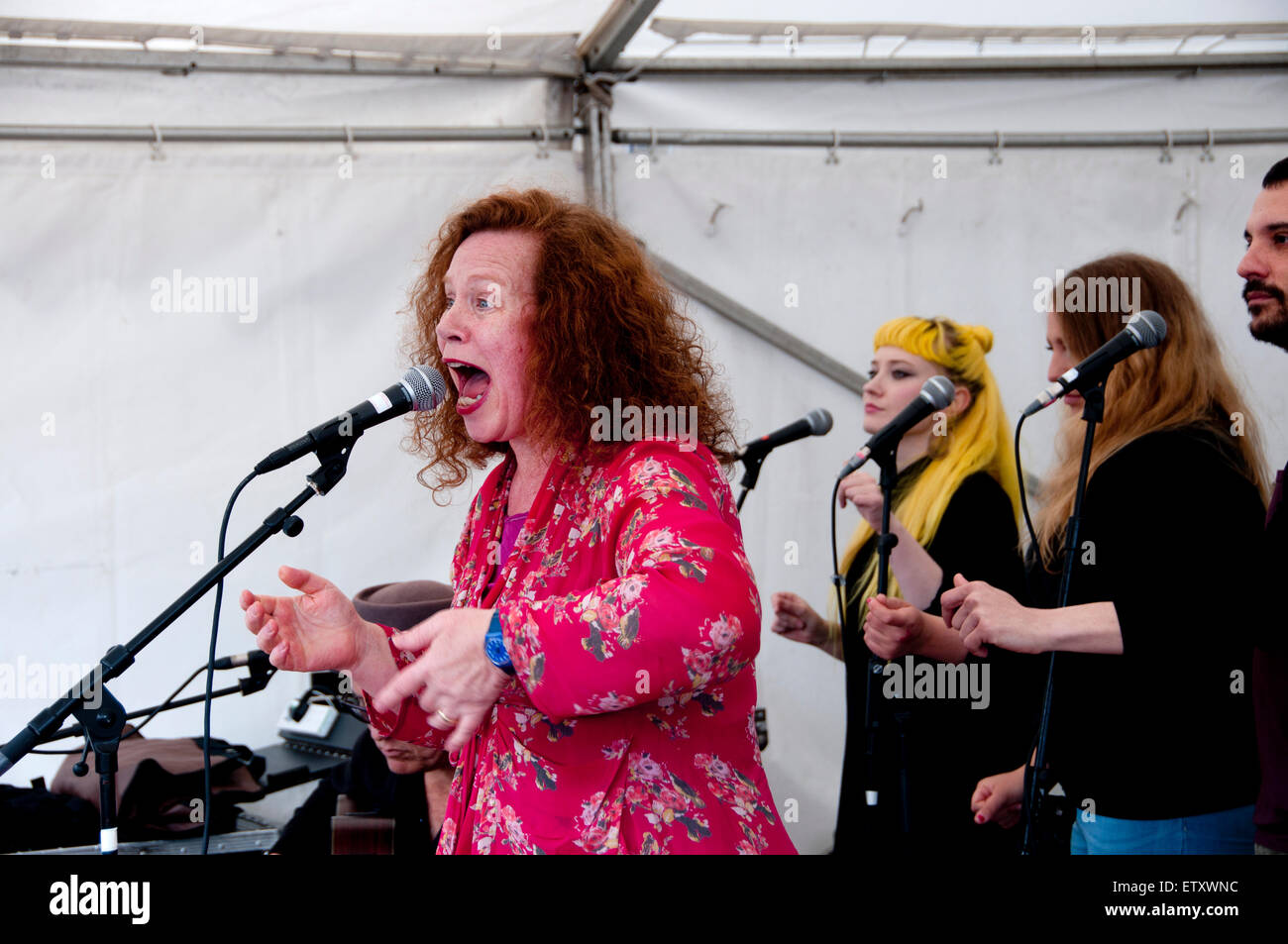 Brick Lane London 2015. Vauxhall Art Car Boot fair. Sarah Jane Morris ...