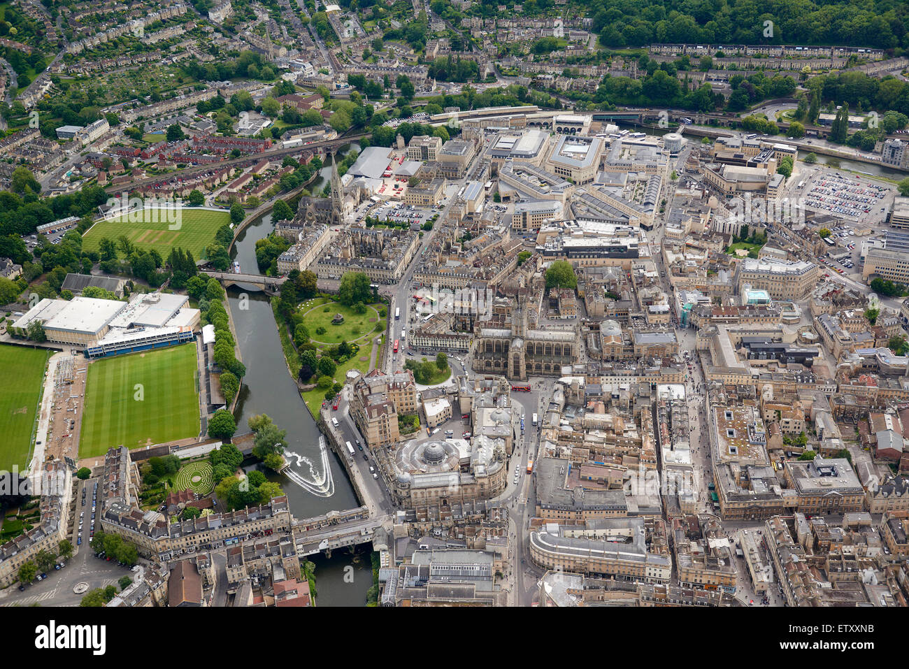Bath england aerial hi-res stock photography and images - Alamy